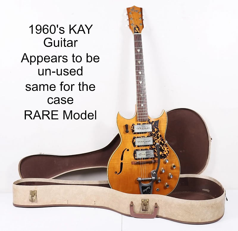 Kay Electric Guitar K593B -Mid 60's - Barney Kessel Style | Reverb