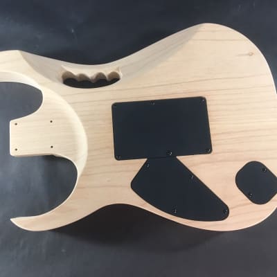 Unfinished 6 string, Jem style Alder guitar body, rear route, | Reverb