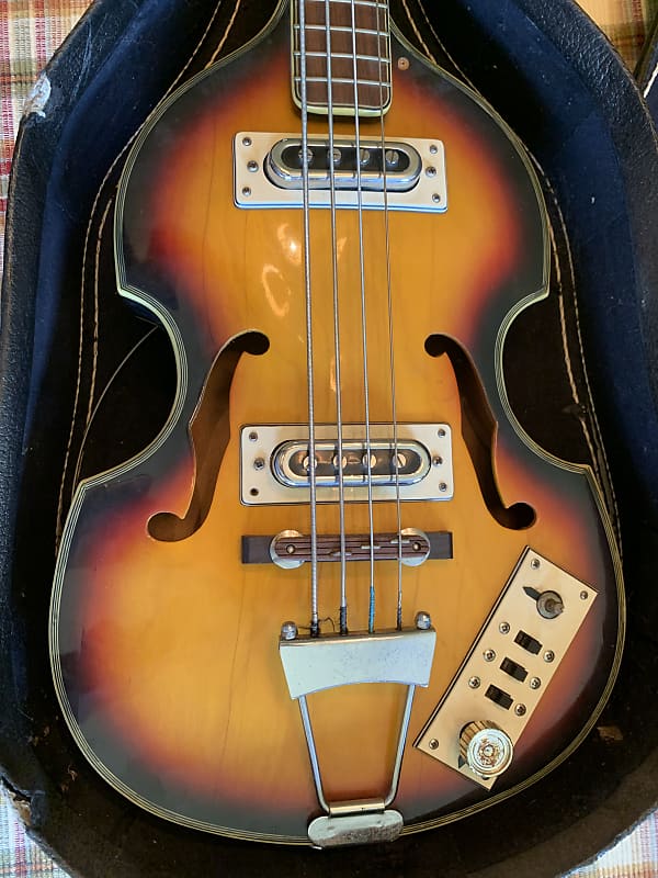 TEISCO,KAWAI Violin Style Bass 1960 - Wood | Reverb