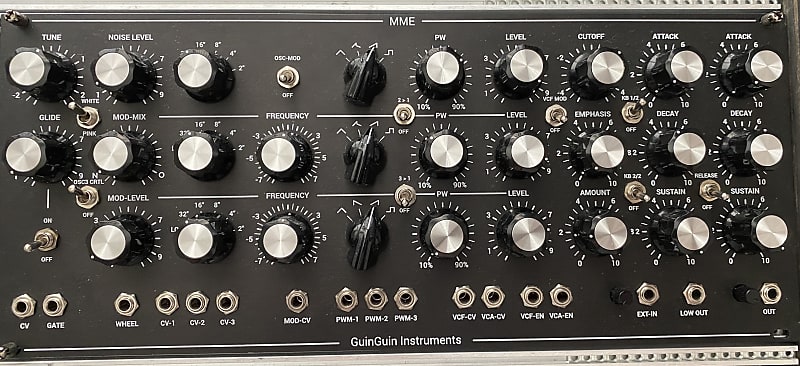 Guinguin MME Eurorack Minimoog Clone 2021 Black | Reverb