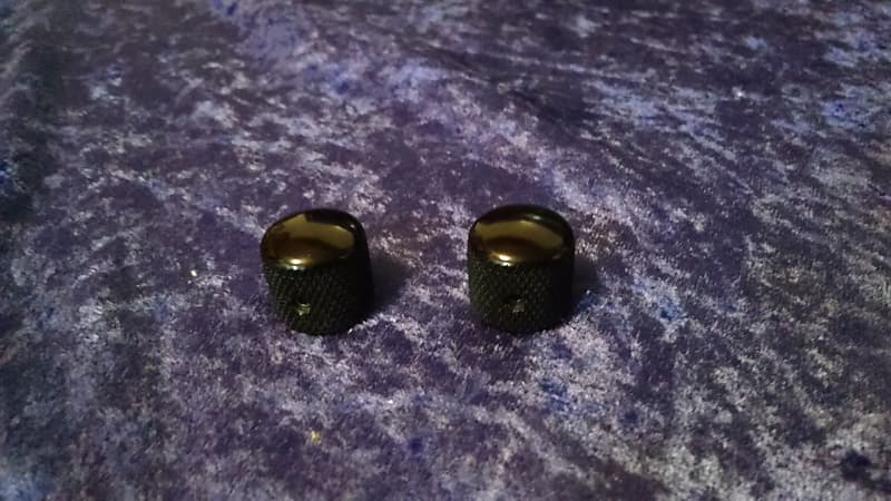 1985 USA Peavey Dome Knobs Black W/set screw. | Reverb