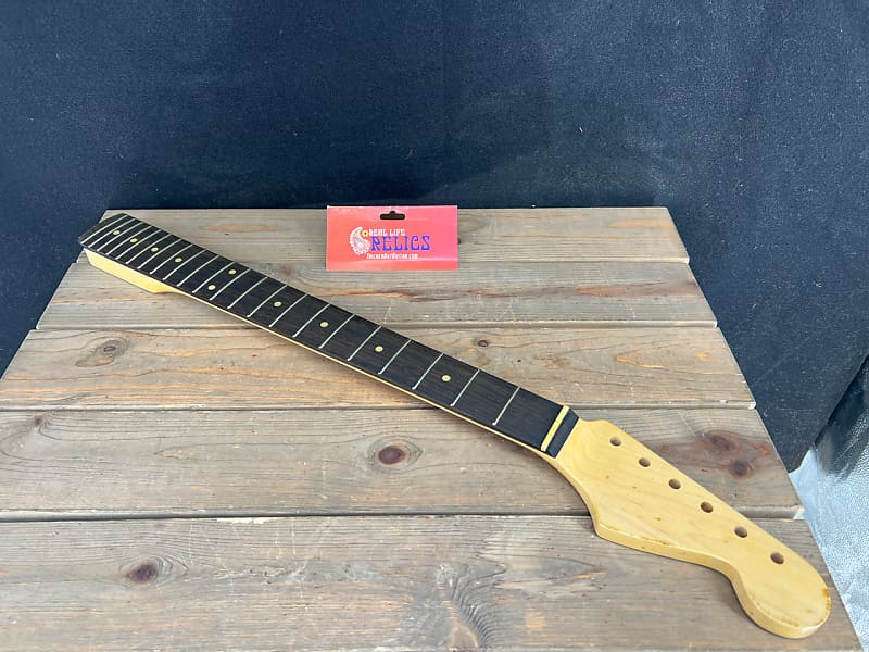 Real Life Relics Maple/Rosewood Strat® Style Neck RLR-SMR #2 | Reverb