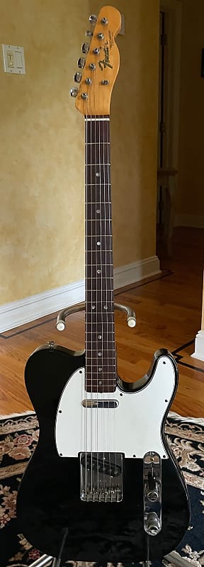1967 VINTAGE Fender Telecaster - FIRST YEAR Custom Black 1974 | Reverb