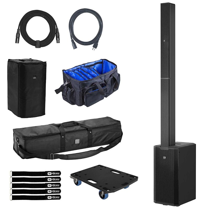 LD Systems MAUI 11 G3 Black Portable PA DJ Column Speaker | Reverb