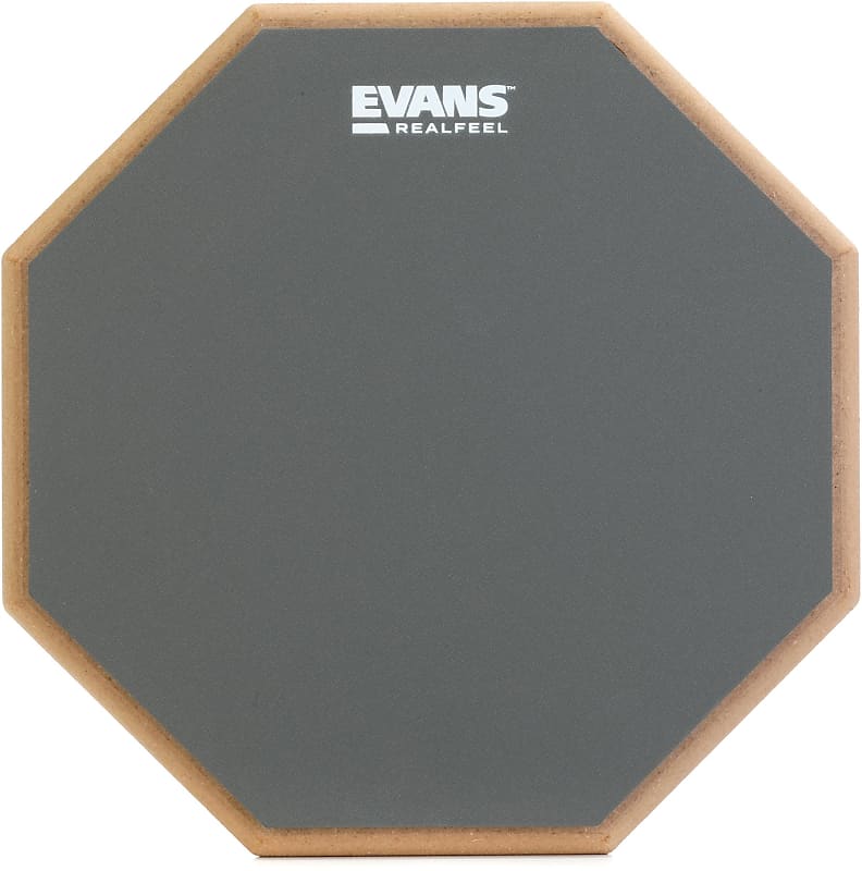 Evans RealFeel Single-sided Practice Drum Pad - 12inch | Reverb