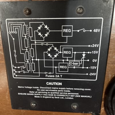 SECK Mixing Desk / Mixer Original Power Supply | Reverb