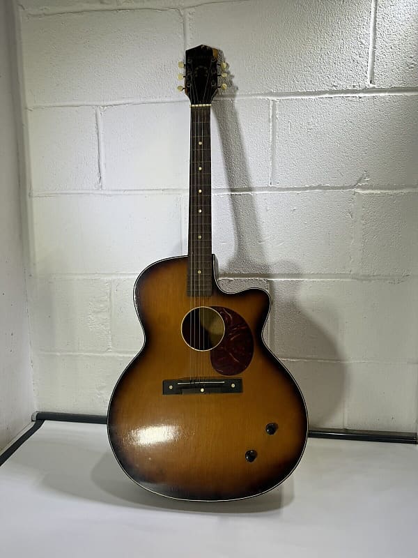 Western Cutaway Electro Acoustic Guitar Made in Holland Rare | Reverb