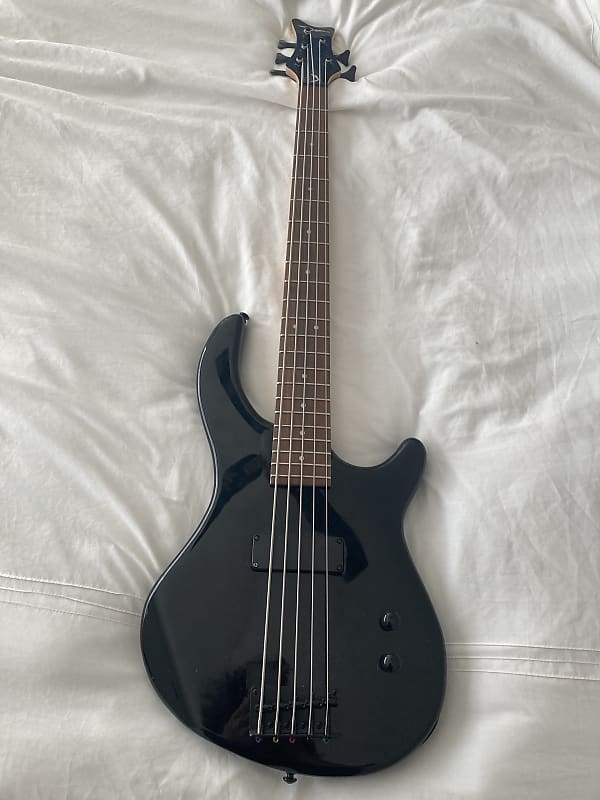 Dean E5-FM-TBKS Edge Flame Maple 5-String Bass Trans Black | Reverb UK