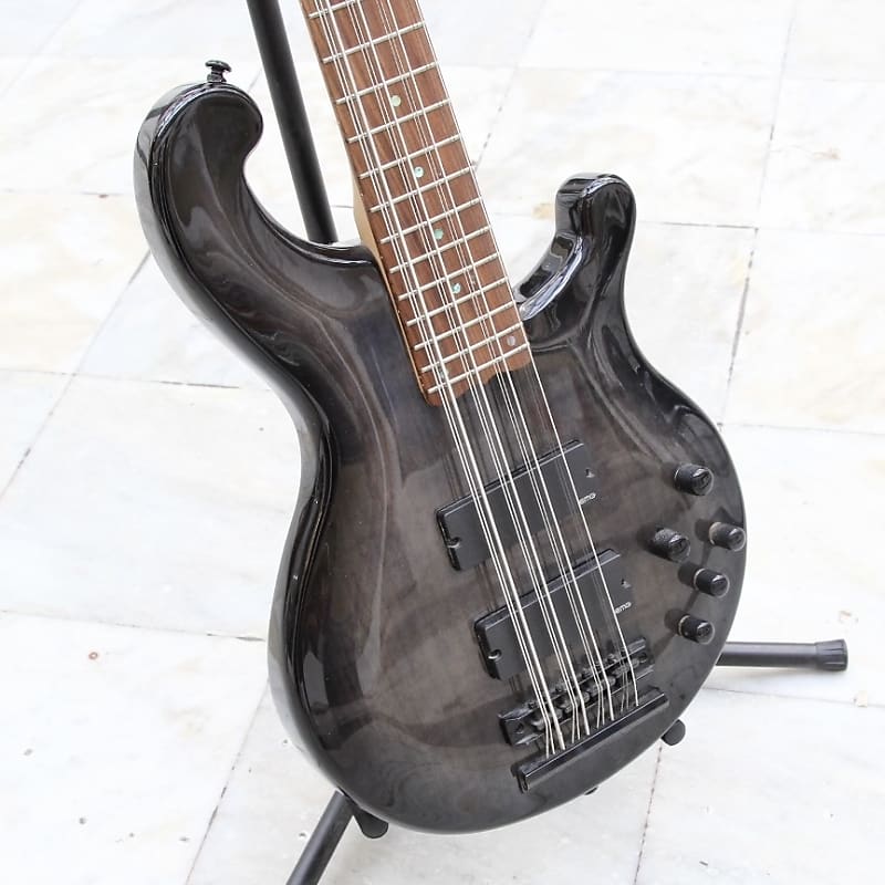 Dean Rhapsody 12-string bass in Trans Black (2017) | Reverb UK