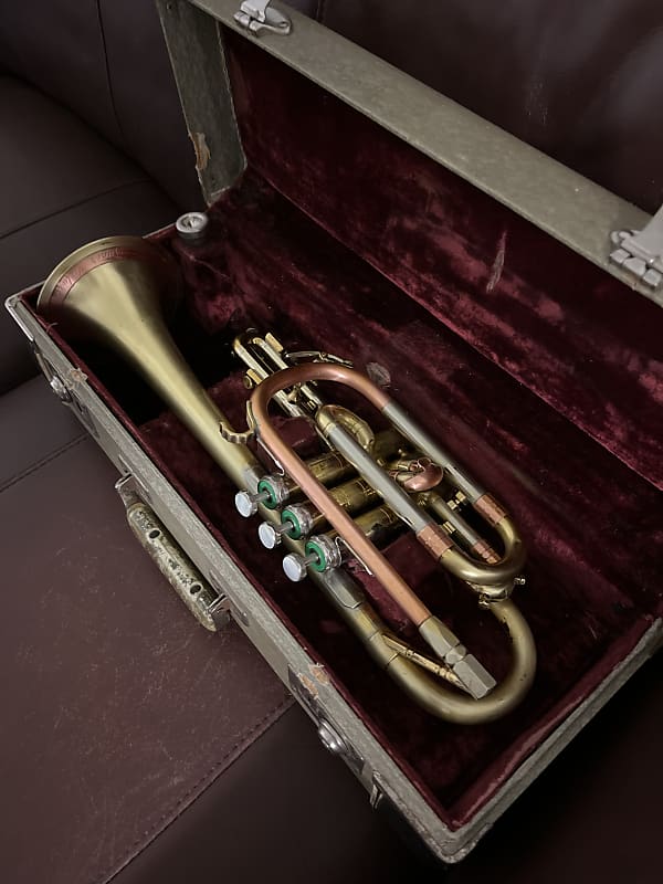 Getzen Super Deluxe Bb Cornet (1958) SN 100583 (rare | Reverb España