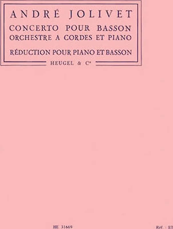 Andre Jolivet - Concerto Pour Basson, Orchestre A Cordes Et | Reverb