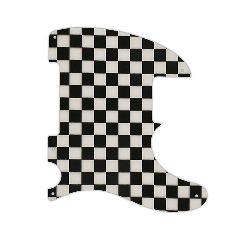 Pickguard For Fender Esquire - CHECKERBOARD | Reverb