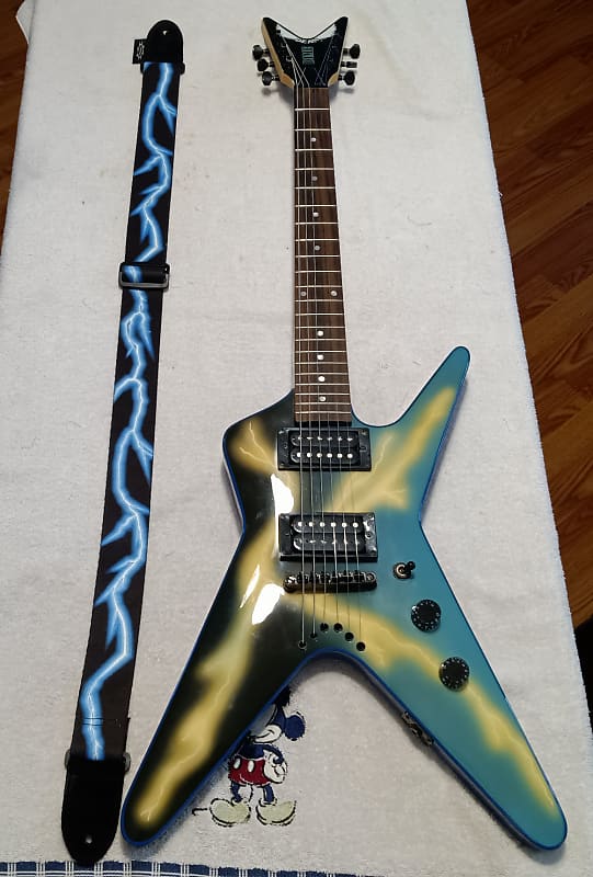 Dean Baby Dime Dean From Hell Blue/Lightning | Reverb