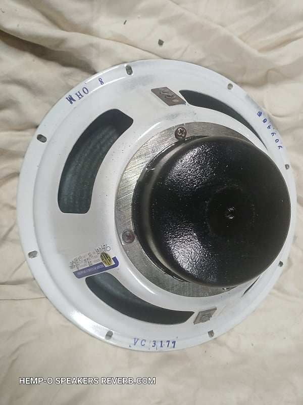 12" ALNICO SPEAKER JBL/AMPEX WITH G3 HEMP FIBER CONE PMR | Reverb