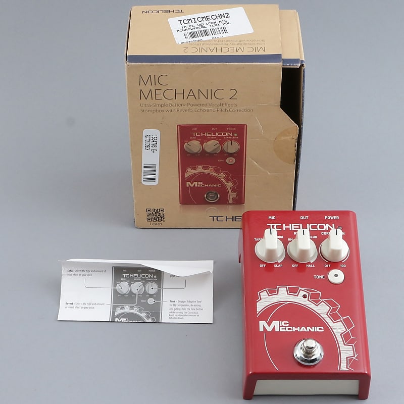 TC Helicon Mic Mechanic 2 Vocal Effects Pedal P-21860 | Reverb