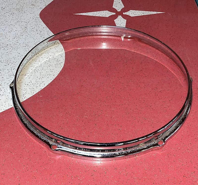 Vintage Slingerland 12" 6 Hole Stick Saver Tom Drum Hoop Rim, | Reverb