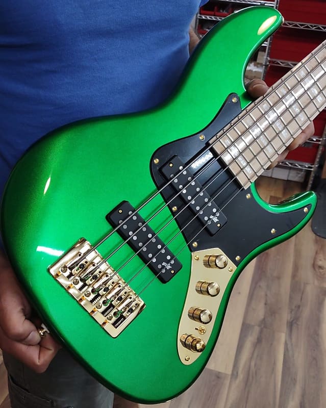 Bassmods K524 Candy Metallic Green Aguilar Super Doubles-Mc3 | Reverb