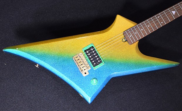 Westone Raider II 1983 Blue Gold Glitter | Reverb