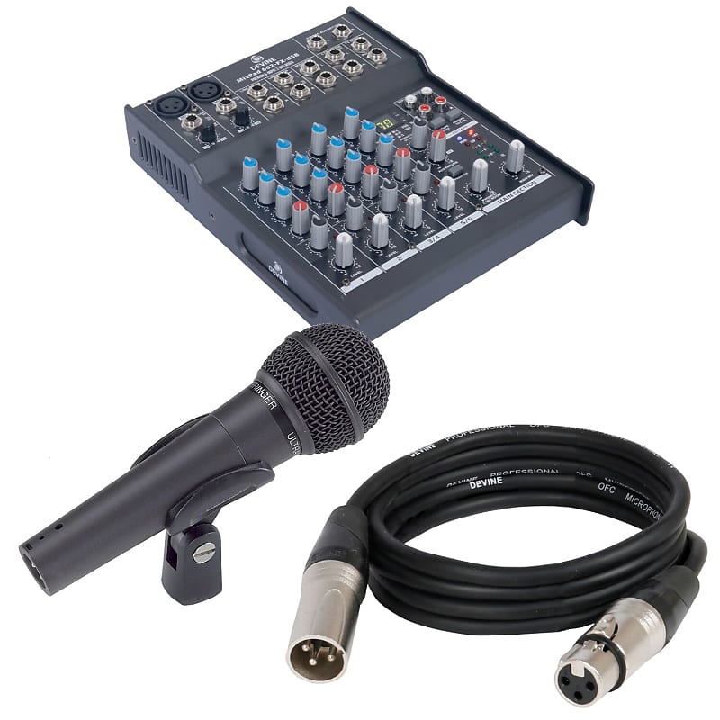 Behringer XM8500 with Mixer and Cable | Reverb