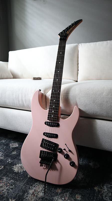 ‘87 ESP Kramer F6000 in Bubblegum Pink w/ Case and Orig Tag | Reverb