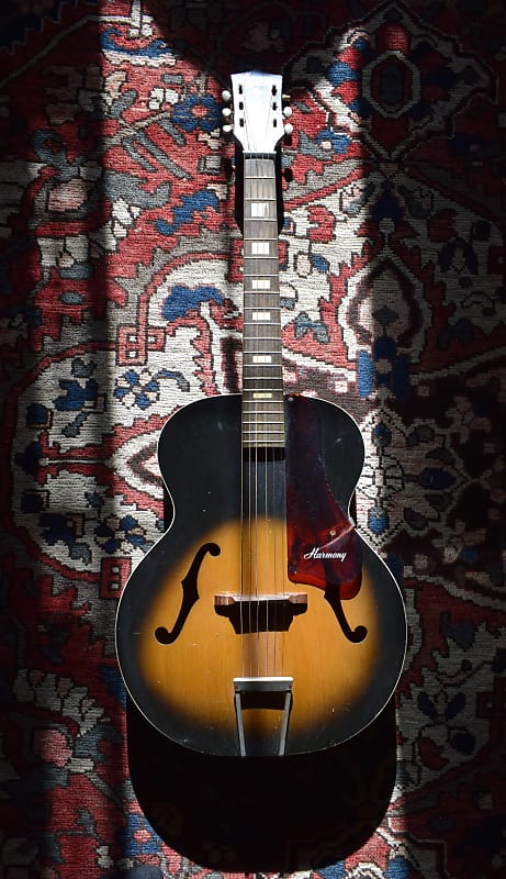 Vintage Harmony Master 1960's - Antique Sunburst F-hole | Reverb