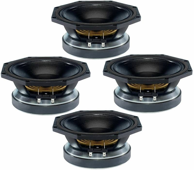 4x B&C 8FW51 8" Mid-Range / Mid-Bass Speaker 400W 8-Ohm PA | Reverb