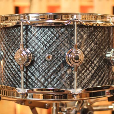 DW 6.5x14 Collector's Maple VLT Grey Crystal Snare Drum - | Reverb