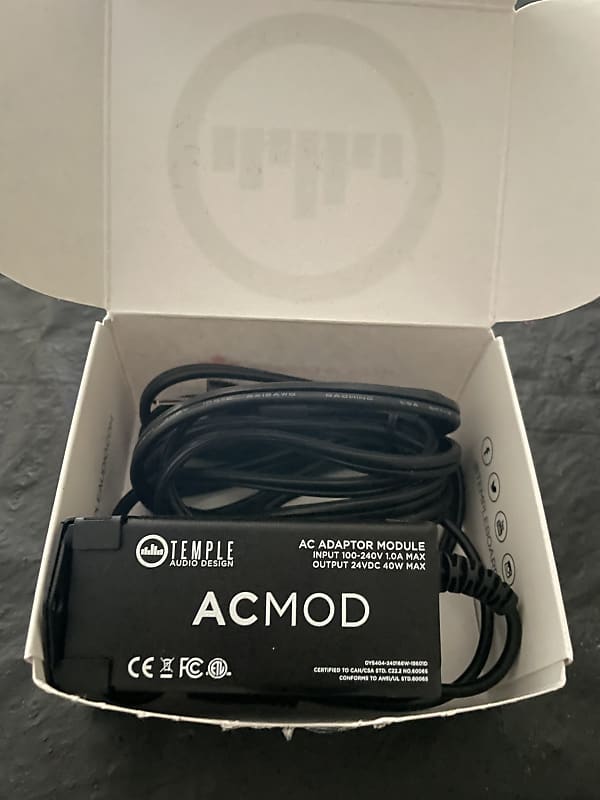 Temple Audio ACMOD AC Adaptor Module Black | Reverb