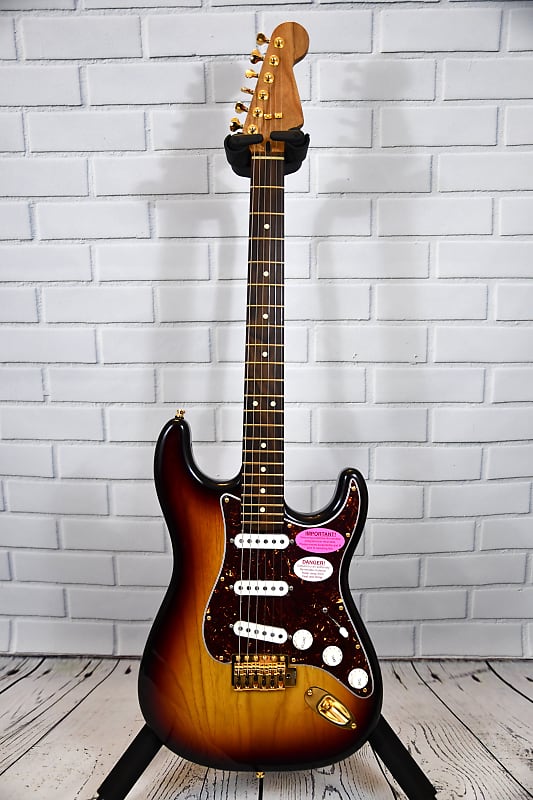 Warmoth Stratocaster in 3-Tone Sunburst, Canary/Ziricote | Reverb