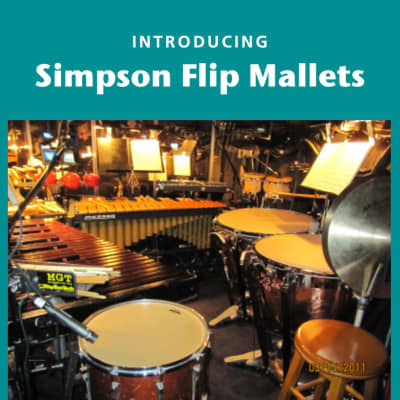 SIMPSON FLIP MALLETS - DUAL TONE STICKS - TIMPANI XYLO | Reverb