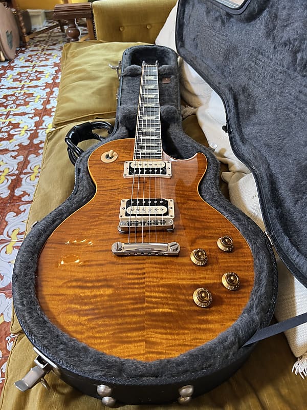 Gibson Les Paul Standard 2003 Amber Burst Yamano - Slash | Reverb