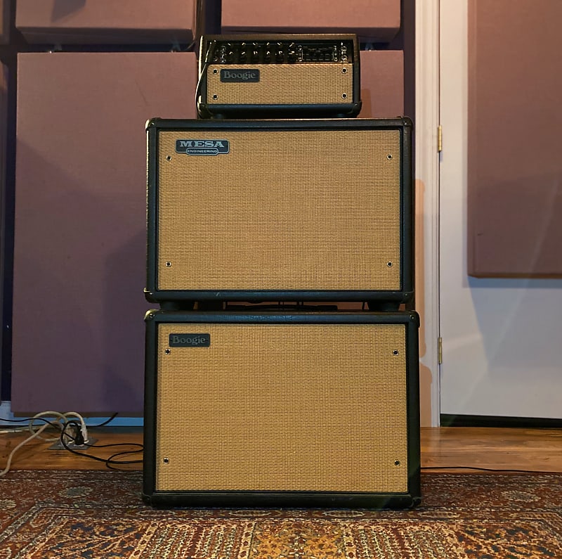 Mesa Boogie Mark V 5:25 Stack Black w/ Tan Grill | Reverb