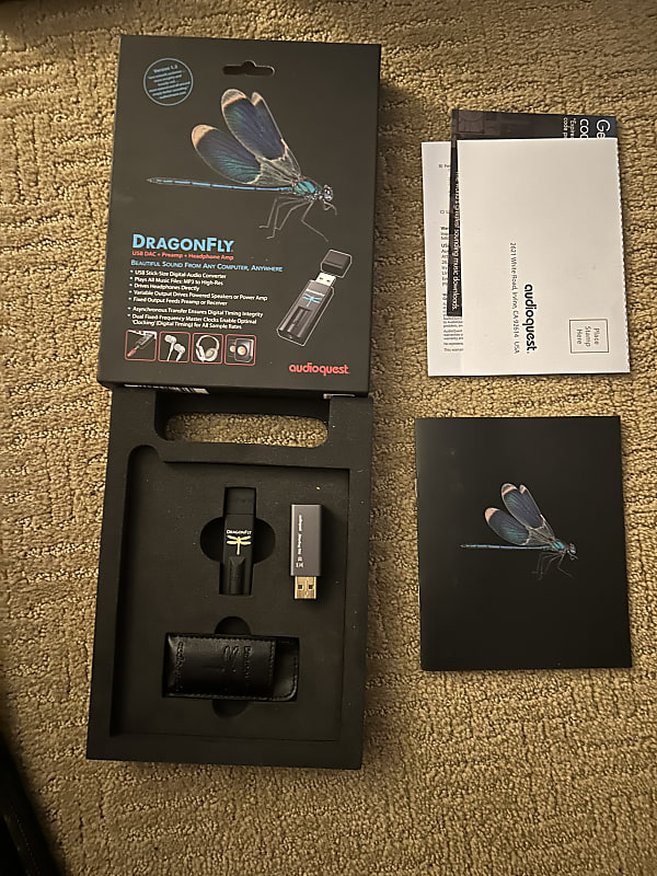 AudioQuest Audioquest Dragonfly Black 2020 - Black | Reverb