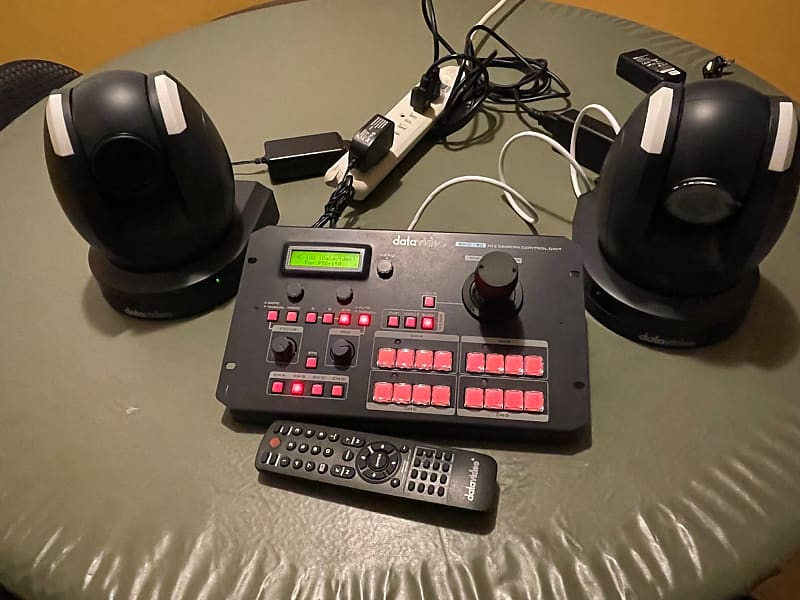 2 Datavideo PTC 140 1920x1080 Cameras / RMC 180 Multi-Camera | Reverb