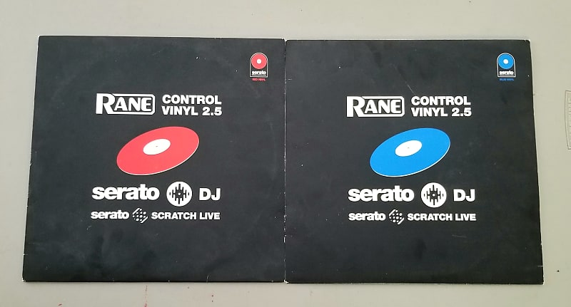 Rane SERATO Scratch Live CONTROL VINYL's 2.5 (pair) - | Reverb