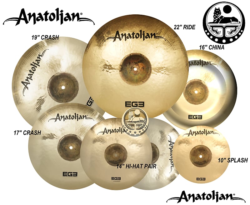 Anatolian Cymbals Ege Multi Cymbal Pack Box Set | Reverb
