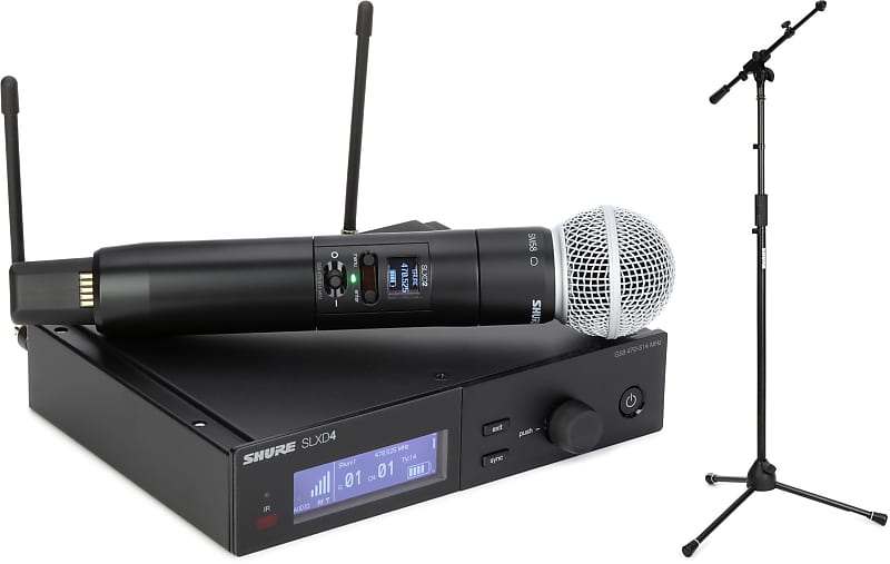 Shure SLXD24/SM58 Digital Wireless Handheld Microphone System | Reverb
