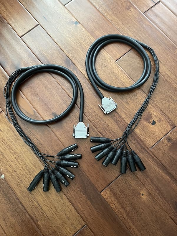 Mogami Set (2 Snakes) Neutrik XLRM and XLRF 8 Channel DB25 | Reverb