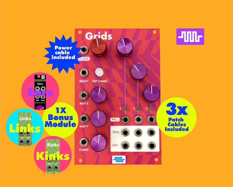 Mutable Instruments Grids DIY + Bonus Module Ears | Reverb Canada