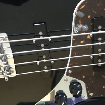Made in Japan Fujigen Black Jazz Bass w/ Fender Custom Shop | Reverb