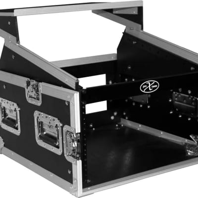 14U Rack x 10U Top Mixer DJ Combo Flight Case w/Laptop Shelf | Reverb