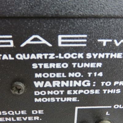 SAE TWO 2PC INTEGRATED AMPLIFIER A7 + TUNER T14 SERVICED | Reverb UK