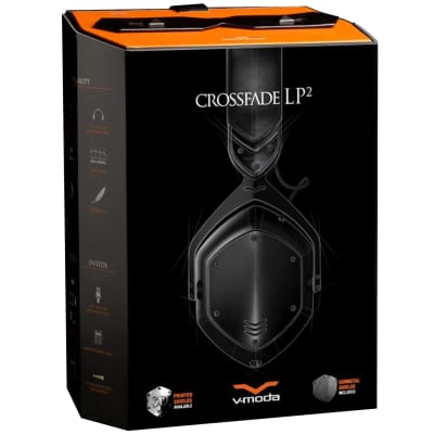 V-Moda Crossfade LP2 Special Edition Black Metal Headphones | Reverb