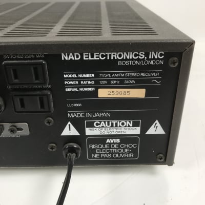 NAD 7175PE AM/FM Stereo Receiver | Reverb