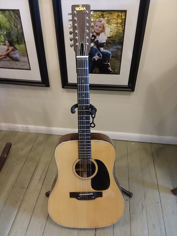 Sigma Martin DM-12-5 1970's 12 String Acoustic Guitar | Reverb