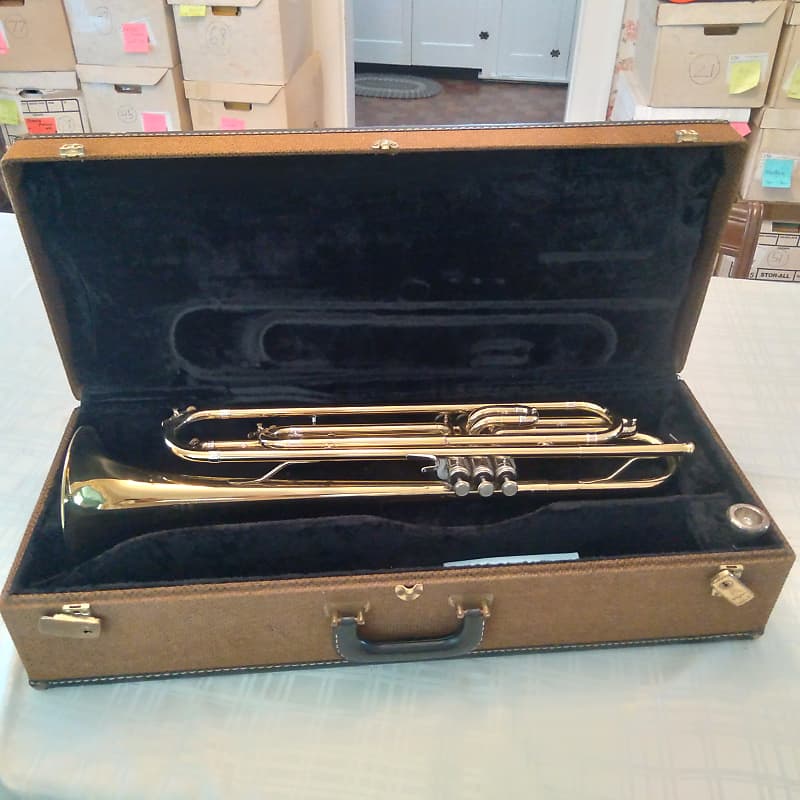 Vintage 1960s Holton Model 58 / T-180 Bass Trumpet | Reverb