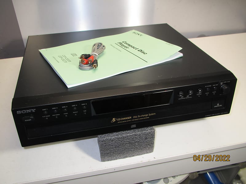 Sony CDP-CE275 Audio 5 CD Disc Changer W Optical Output / | Reverb