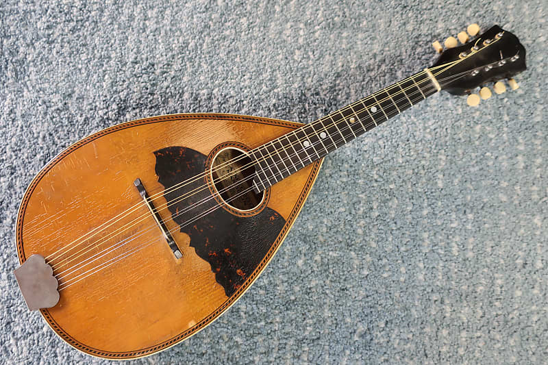 Vintage 1930s La Melodia 8 string Mandolin Teardrop Shape | Reverb