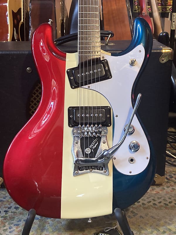 Mosrite Of Classic Fillmore Custom RWB Buck Owens inspired | Reverb