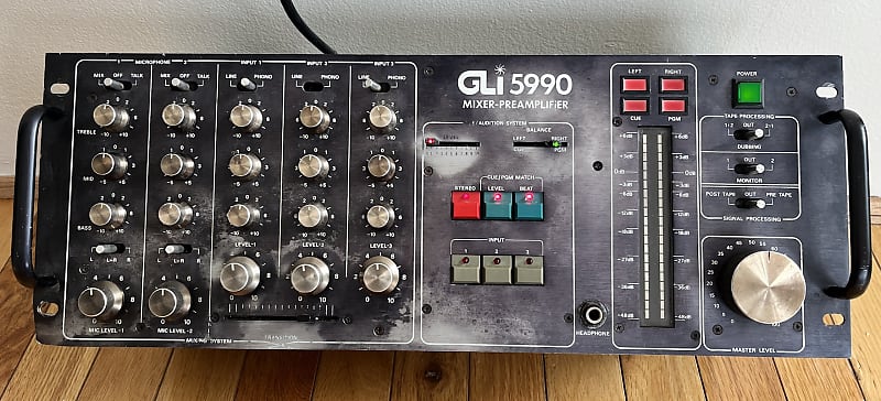 GLI 5990 - Rotary Pre-Amp Professional DJ Mixer - 1982-85 - | Reverb